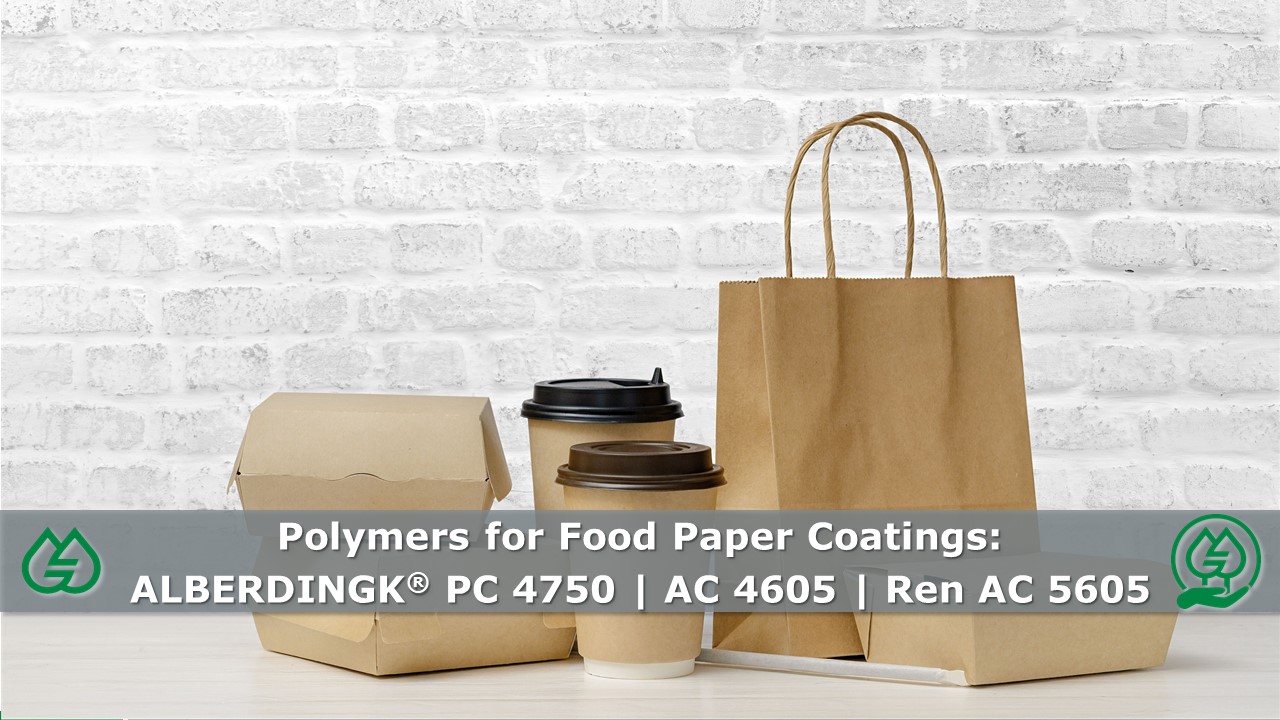 Polymers for paper food packaging